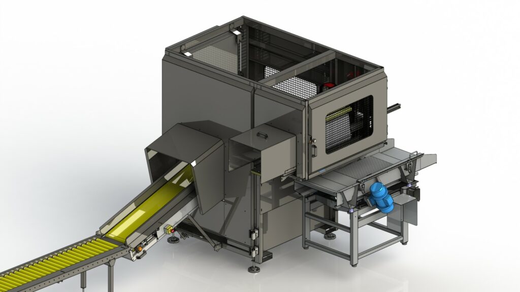 Crate Turning Machine Automatic AMOS France